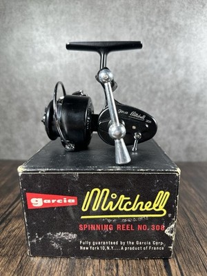 Vintage Mitchell 308 Spinning Reel – New in Box w/ Papers & Spare Spool NOS | eBay