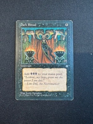 MTG Dark Ritual Ice Age Regular Common Magic The Gathering MP | eBay