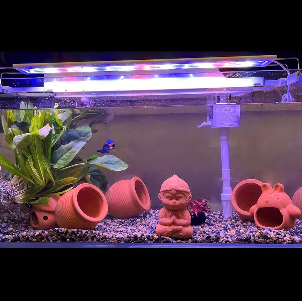 Fish Tank Decorations - Ceramic Pot Fish Tank cave Aquarium Decorative ...