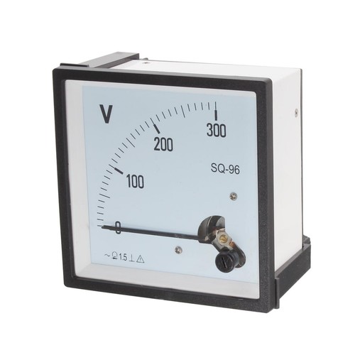 AC 0-300V Square Panel Analog Voltmeter Voltage Meter Gauge ...