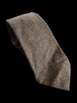 Vintage 60s 70s Pendleton 100% Virgin Wool Cool Brown Neck Tie | eBay