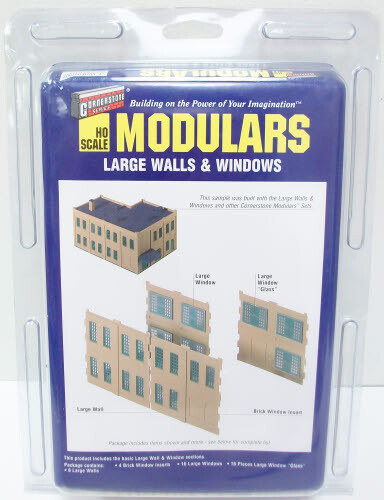 Walthers 933-3723 HO Large Wall & Windows Modular Kit 616374033454 | eBay