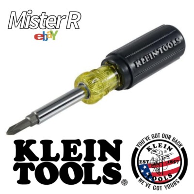 Klein Tools • 5-in-1 Screwdriver/Nut Driver • Cushion Grip Handle ...