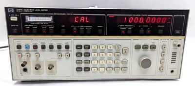HP Hewlett Packard 3586A Selective Level Meter Unit (Option 004, C26 ...