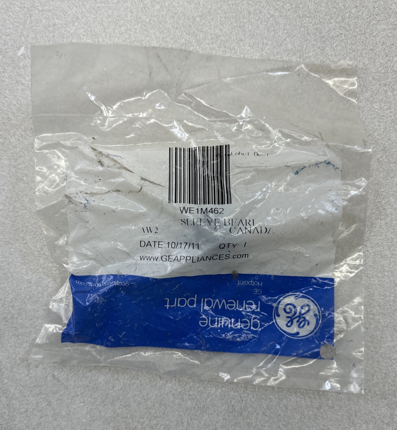 Genuine OEM GE General Electric Dryer Rear Bearing WE1M462 | eBay