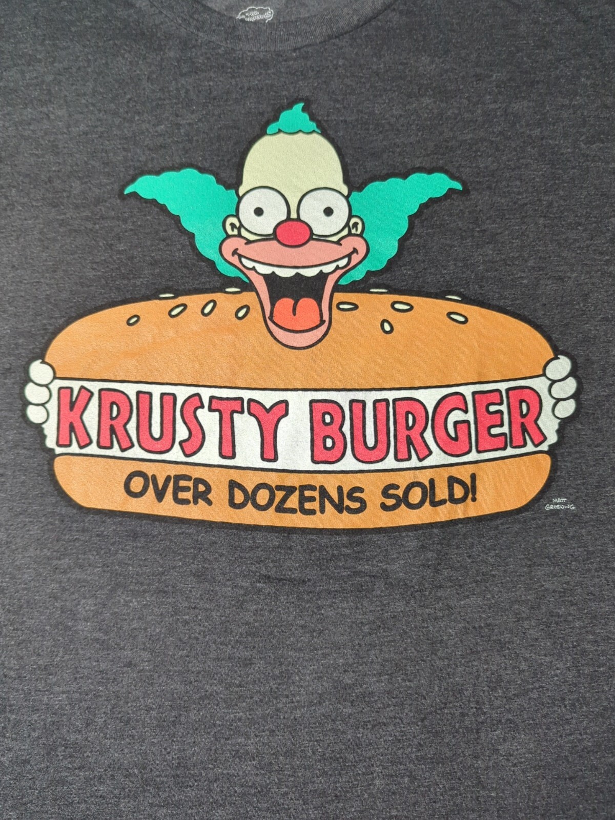The Simpson's Krusty The Clown "Krusty Burger" T Shir… - Gem