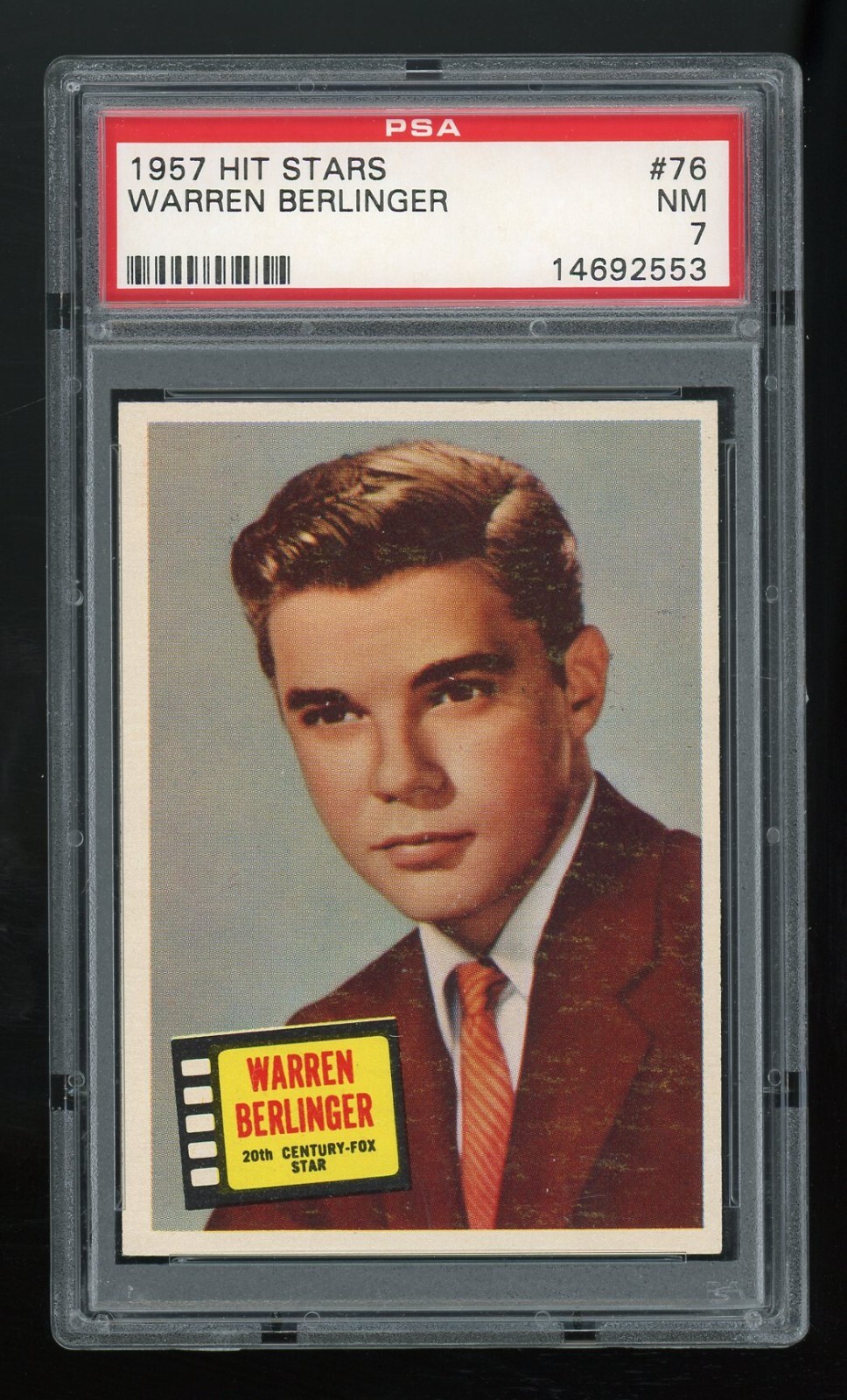 1957 Hit Stars #76 Warren Belinger PSA 7 NM **SE23 #14692553** | eBay