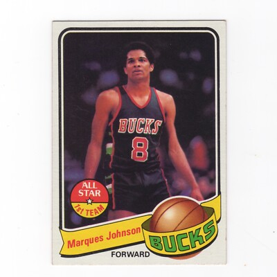 Marques Johnson #70 1979-80 Topps Base Card Milwaukee Bucks NBA | eBay