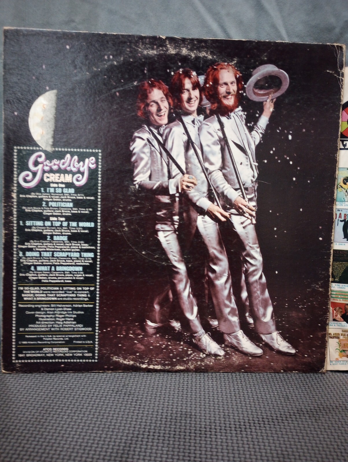 Vintage 60s CREAM - GOODBYE - VINYL RECORD Album LP Atco 1969 | eBay