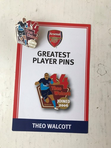 DANBURY MINT ARSENAL FC FOOTBALL GREATEST PLAYER PIN BADGE - THEO ...