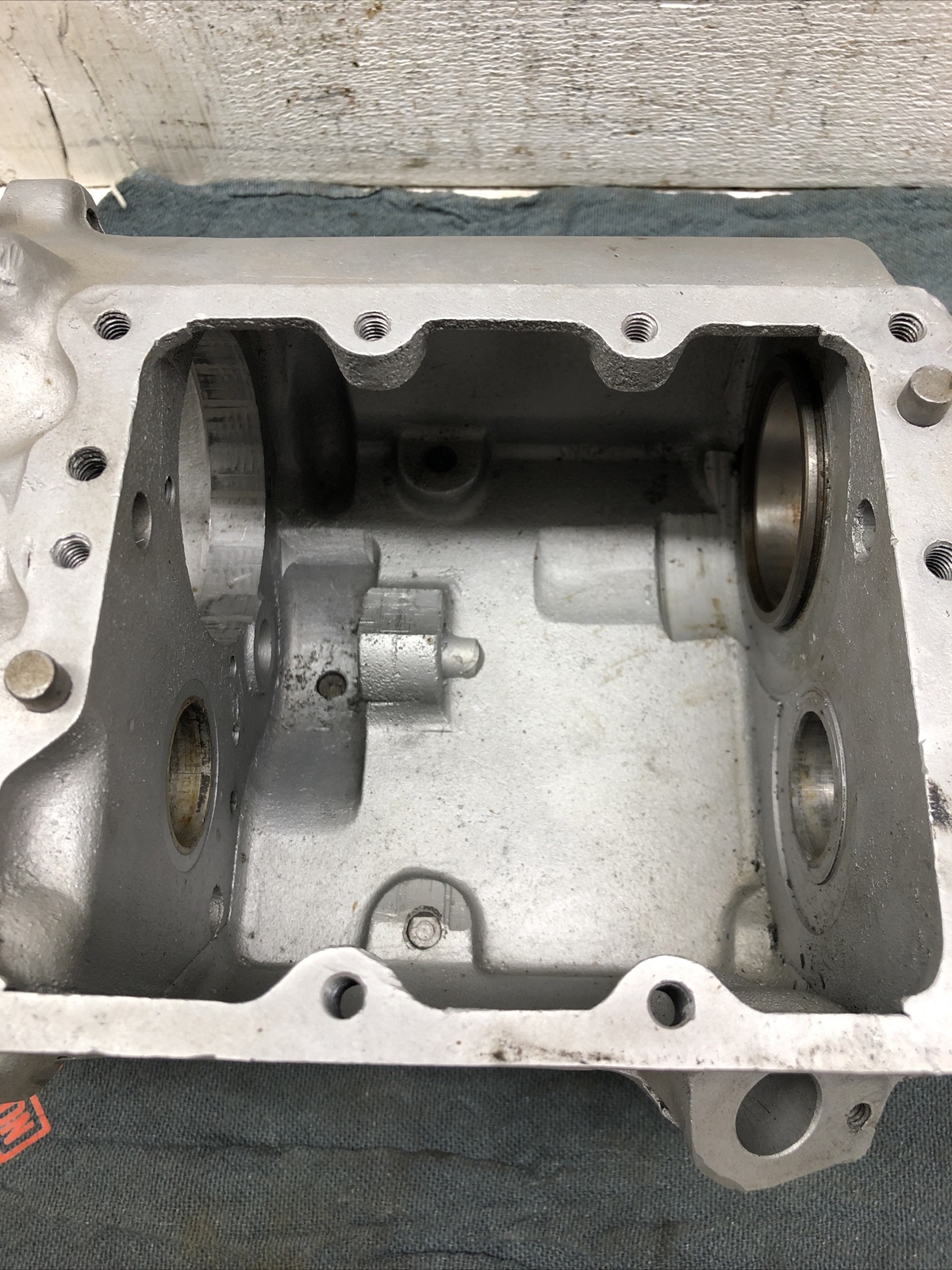 1938 Harley Knucklehead Transmission Case 1938 D8 121-35 EL UL Flathead ...