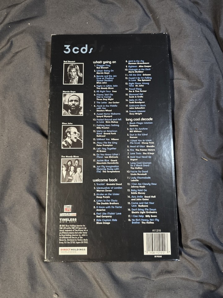 2005 Time Life Music Ultimate Seventies 3 CD Box Set 54 Tracks | eBay