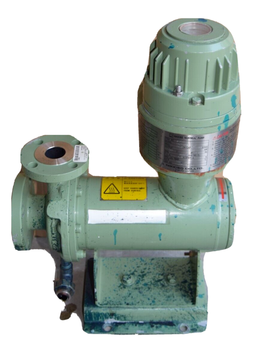 Nikkiso Non-Seal Pump Canned Motor HN21A-A1 HN21AA1 Head: 20m .8kw 440v ...