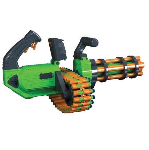 Adventure Force V-Twin Motorized Gatling Belt Dart Blaster Machine Gun ...