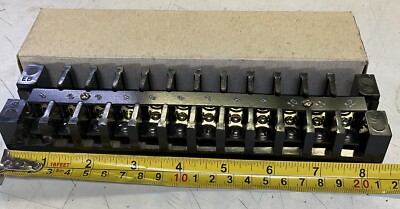 GENERAL ELECTRIC TERMINAL BLOCK MODEL # EB25A12B 12 Positions | eBay