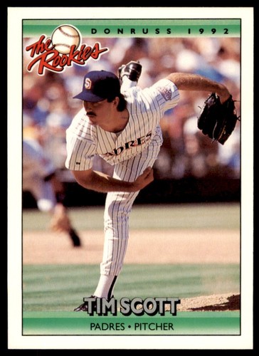 1992 Donruss The Rookies Tim Scott Rookie . San Diego Padres #109 | eBay