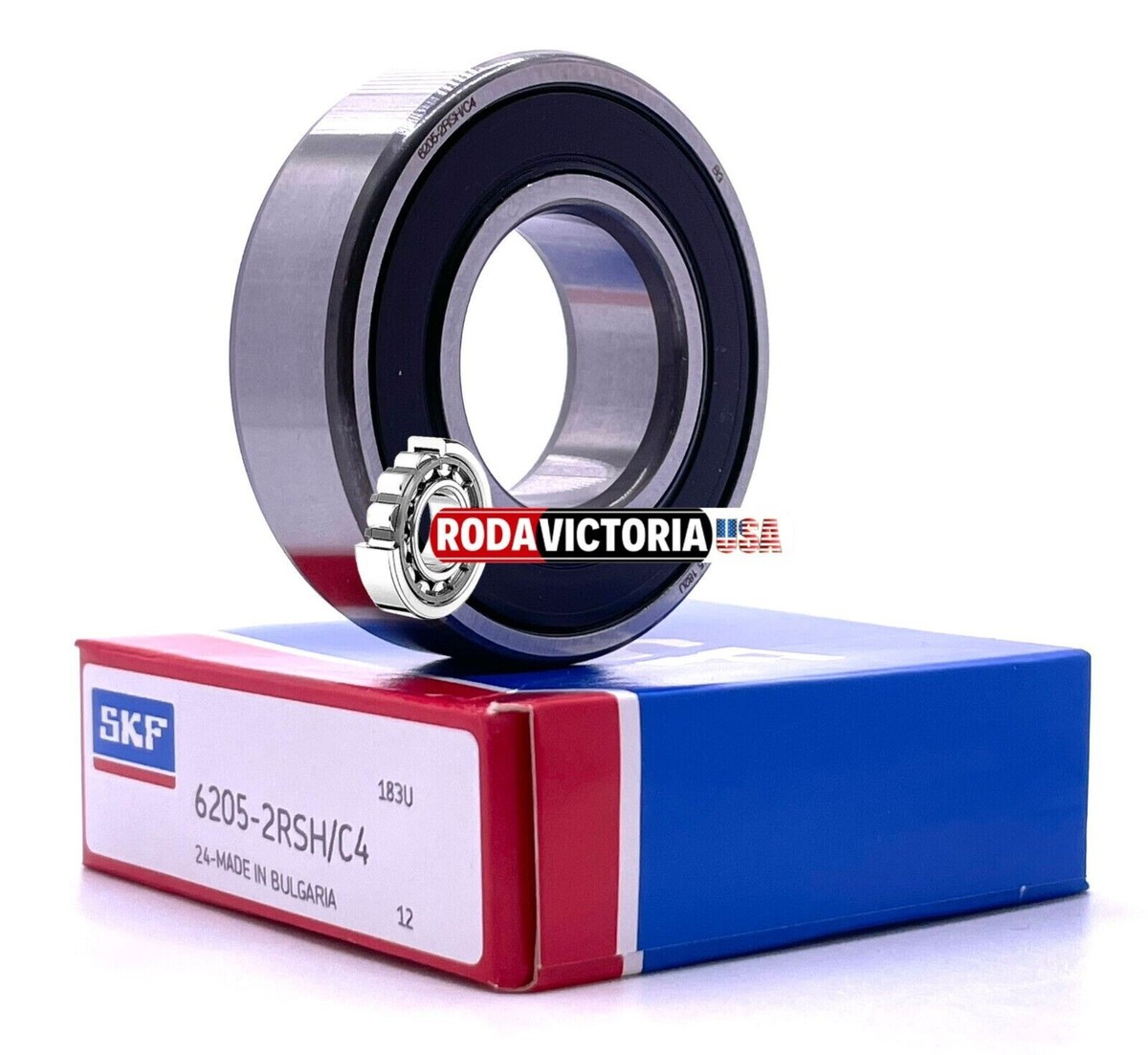 New Skf 62052rsh Deep Groove Radial Ball Bearing Ebay SKF 6205 2RS1