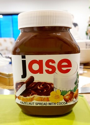 Personalised Jar of Nutella 1kg - Custom Made To Order | eBay