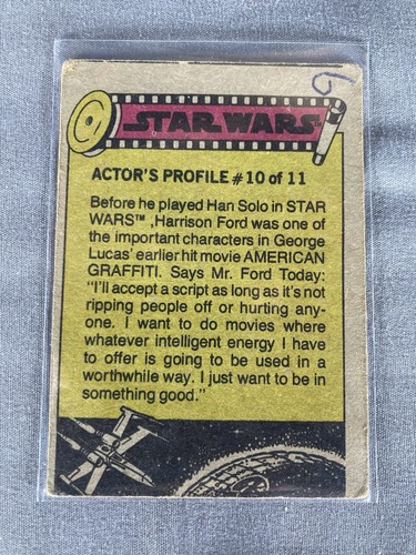 1977 STAR WARS ERROR / MISCUT 🔴🟡🔵🌑 Topps Series 2 - Single Card: #130 ...