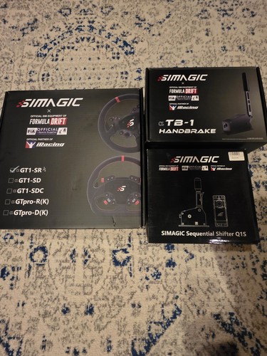 Simagic Sim Racing Accessories Bundle / GT1 Wheel / Q1S Shifter / TB-1 ...