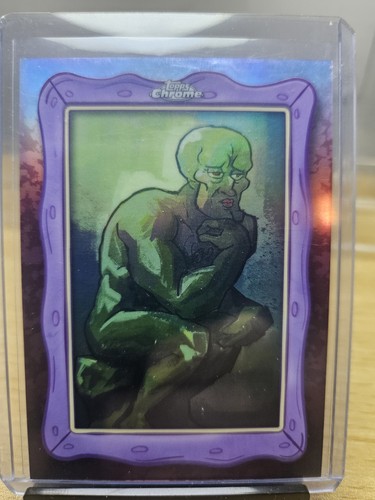 2025 Topps Chrome Spongebob 25th Anniversary Squidwards Art Gallery ...