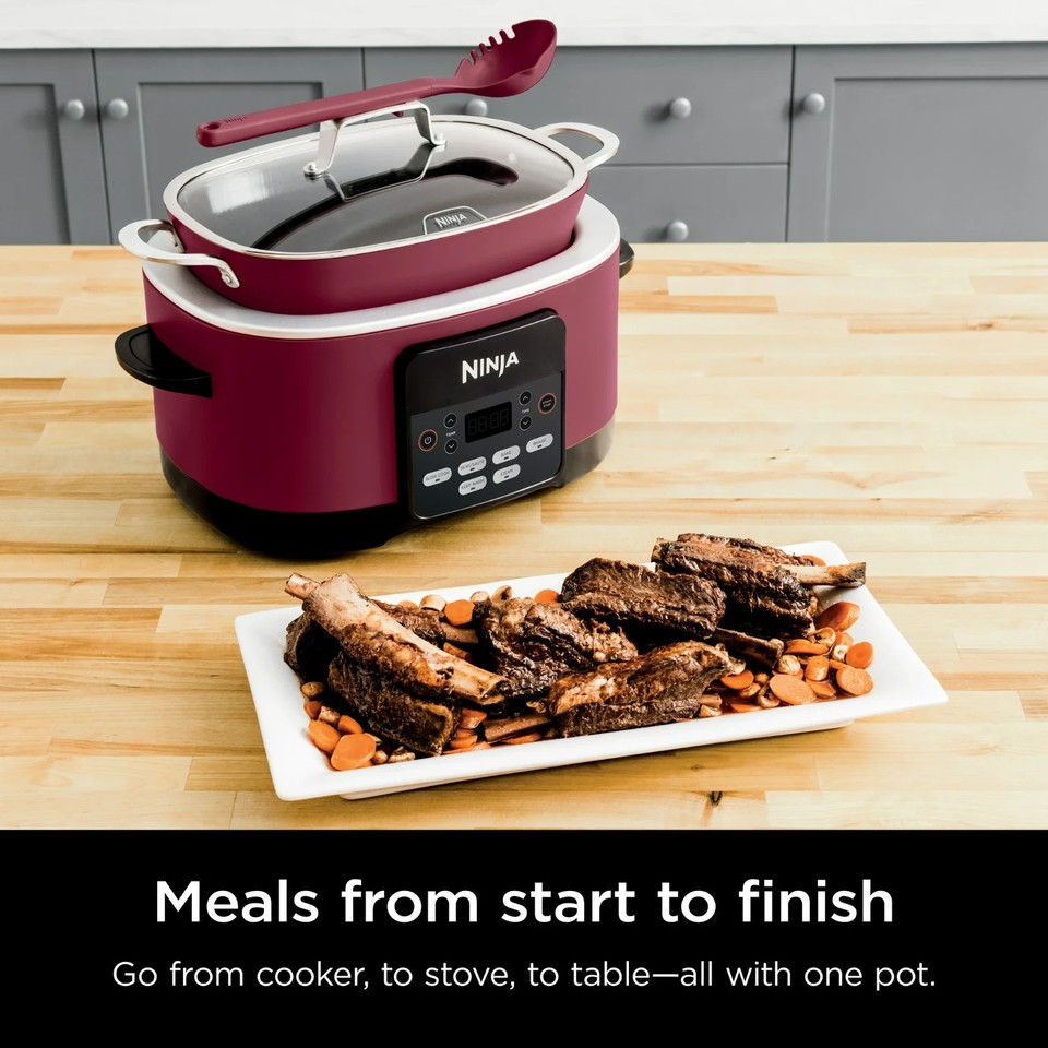 Ninja Foodi Possible Cooker, 8.5 Quart, 6-in-1 Multi-Cooker Slow Cooker ...