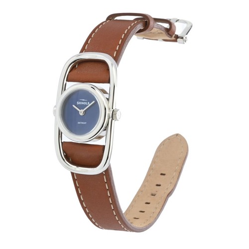 Shinola 20mm Bike Lock Swiss Quartz Leather Strap Watch | eBay