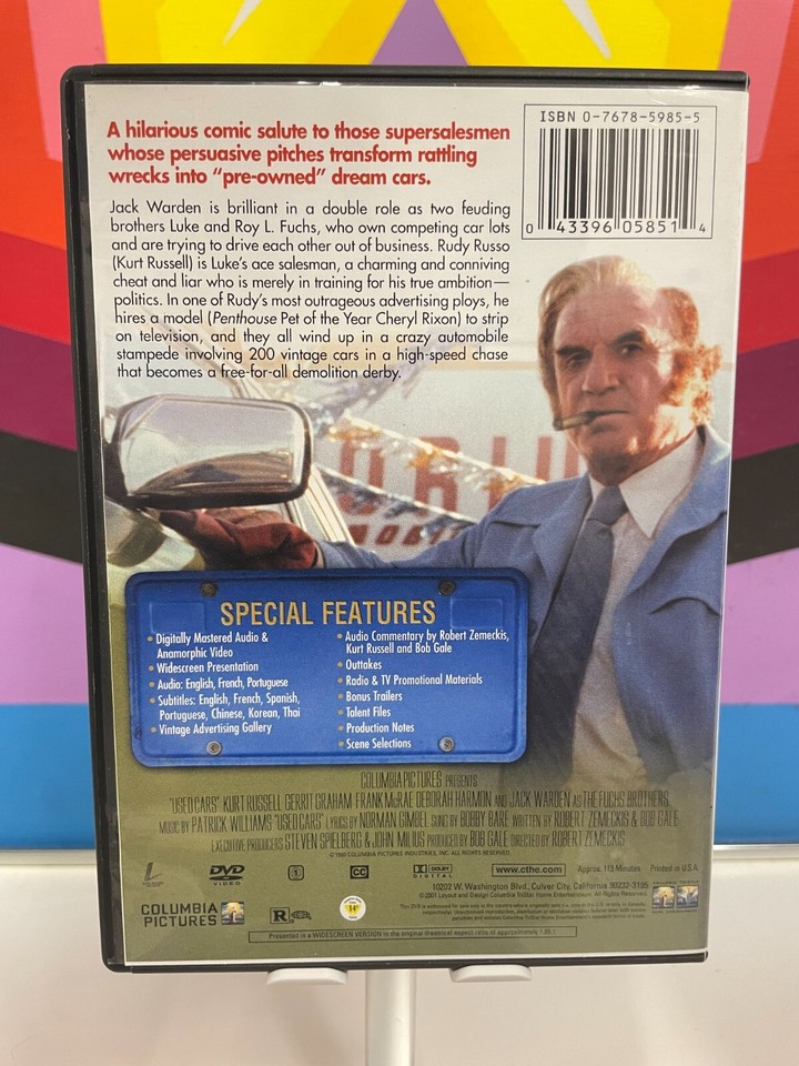 Used Cars (DVD, 2001 / Movie, 1980) Kurt Russell 43396058514| eBay