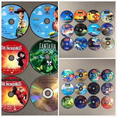 DISNEY DVD MOVIE LOT, YOU CHOOSE, YOUR CHOICE, (Disc Only) BUY MORE ...