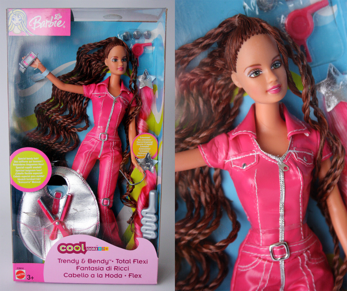 BARBIE 2003 COOL LOOKZ TRENDY & BENDY TERESA DOLL C2614 MATTEL NEW ! | eBay