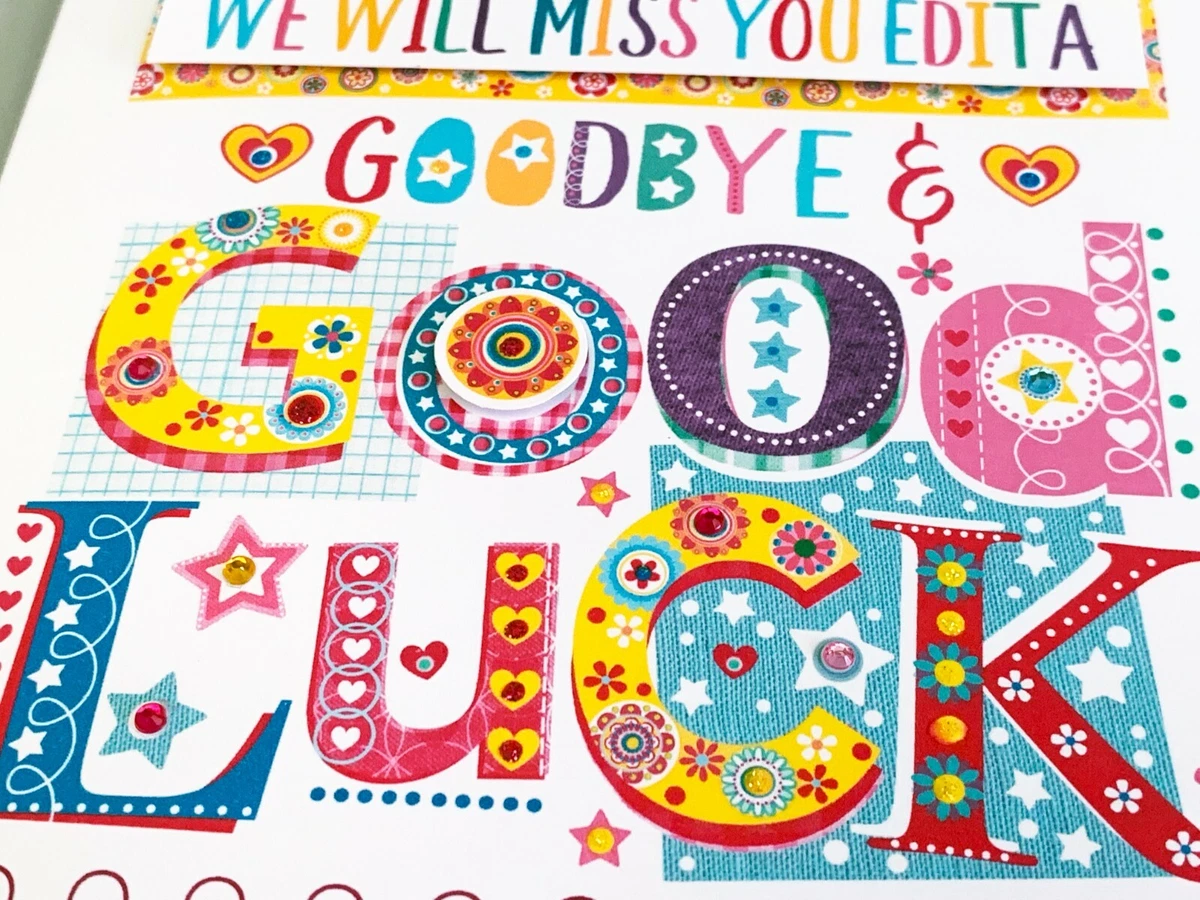 We Will Miss You Card