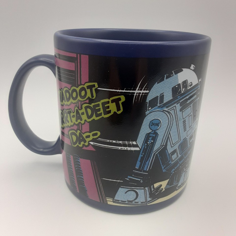 Star Wars R2-D2 Mug Cup Disney Store Blue Large 20 oz Bawhooop Rare ...