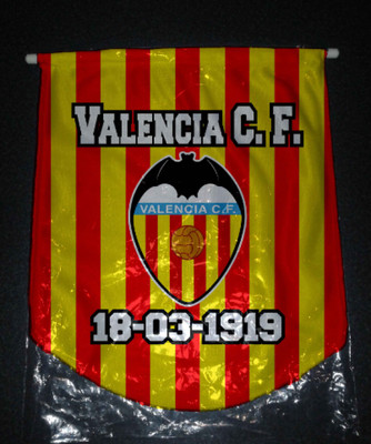 VALENCIA C.F. - SPAIN - Pennant - (1) - Flag - Fabric - New - 40 cm | eBay