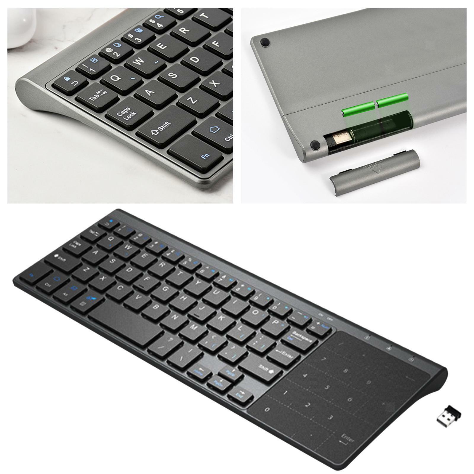 Mini Wireless Keyboard with USB Receiver for PC Computer Power Saving ...