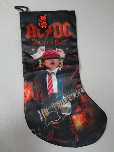 AC/DC Rock Or Bust Holiday Stocking - NEW | eBay