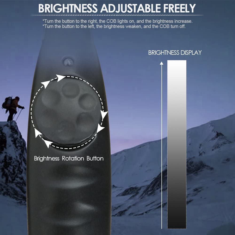 500 Lumens Rechargeable COB LED Work Light,Magnetic LED Slim Light with ...