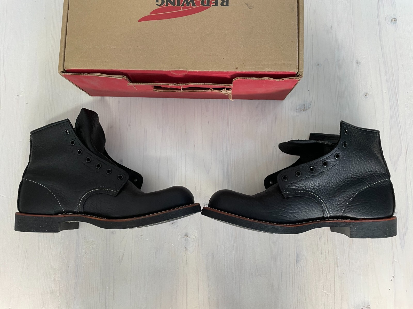 Red Wing X Brooks Brothers 6 Beckman Bison Leather Boots 4557 Mens ...