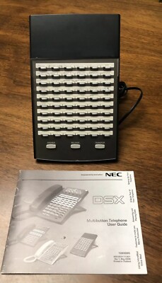 NEC DSX 60B DSS CONSOLE MODEL 1090024 Good Condition Used With Manual ...