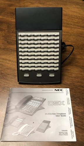 NEC DSX 60B DSS CONSOLE MODEL 1090024 Good Condition Used With Manual ...