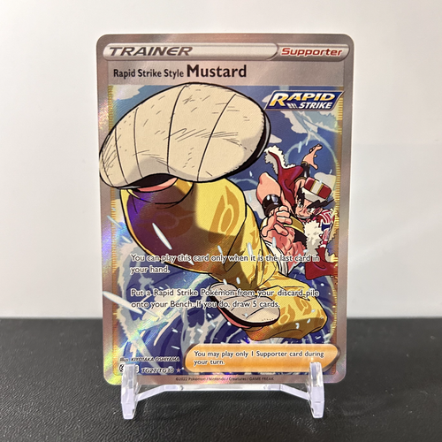 Rapid Strike Style Mustard TG27/TG30 SWSH Brilliant Stars FA Holo ...