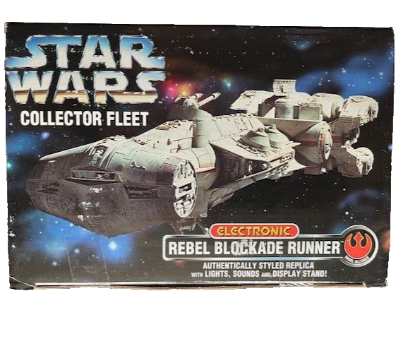 Star Wars Electronic Rebel Blockade Runner Ship Collector Fleet Vintage ...