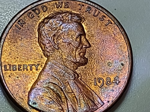 1984 D Mint Lincoln Cent With Double Ear / No Lincoln Reverse | eBay