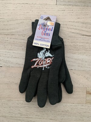 NEW Rare Vintage Disneyland Zorro Gloves By Wells Lamont NWT | eBay