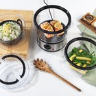 Salter 3-Tier Steamer Multi-Cooker Food Stainless Steel Compact Rice ...