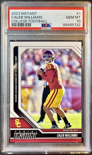 PSA 10 - 2023 Panini Instant College Football /780 CALEB WILLIAMS #1 ...