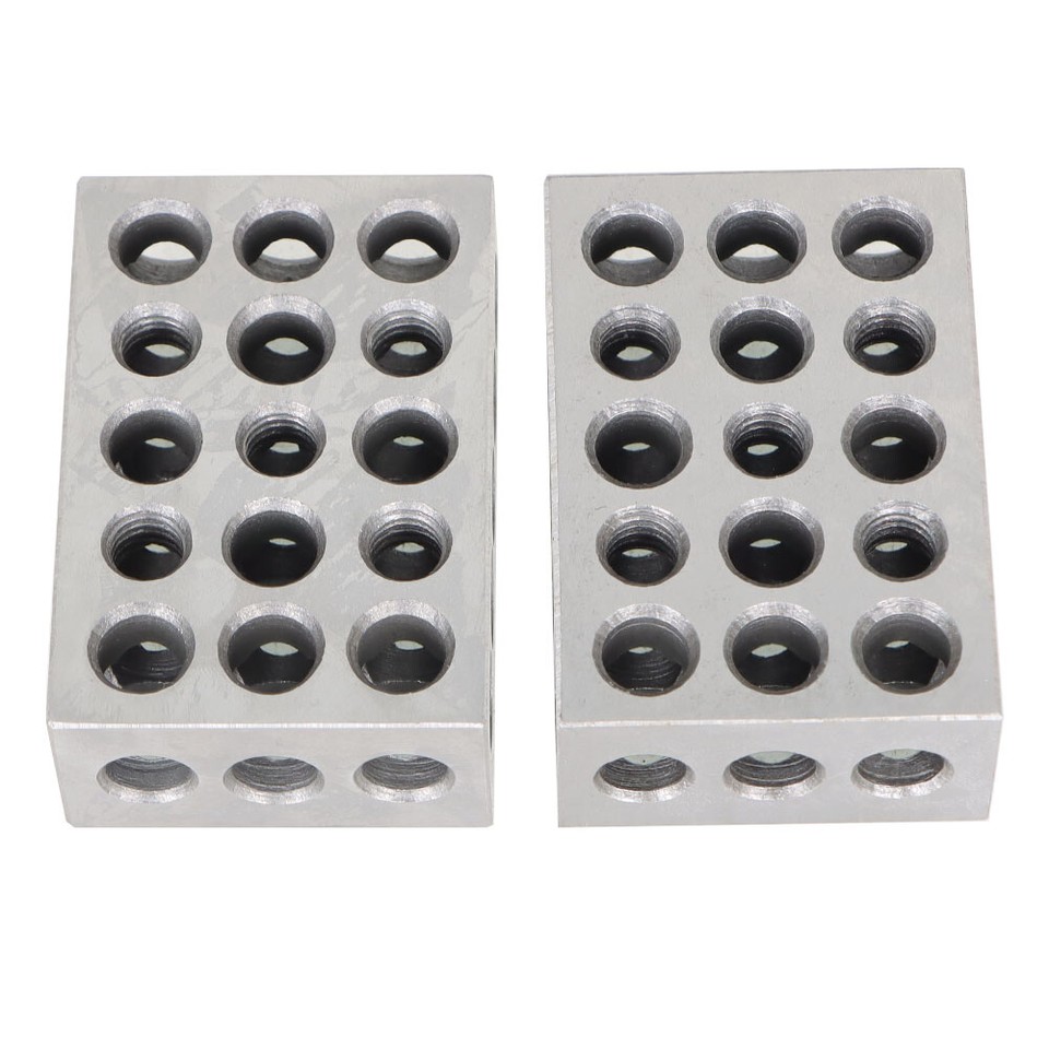 1-2-3 BLOCKS 23 HOLES .0002" MACHINIST 123 5 MATCHED PAIRS ULTRA ...
