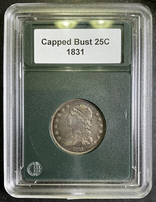 1831 Capped Bust Quarter Silver Tough Better Date & Grade Old Rare Type ...