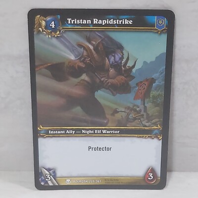 World Of Warcraft Heroes Of Azeroth Tristan Rapidstrike 221/361 TCG ...