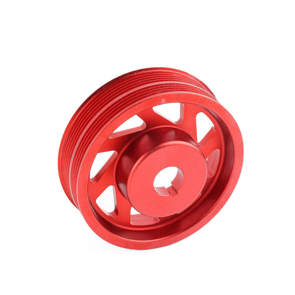 Billet Aluminum Lightweight Crank Pulley Red for Subaru Impreza WRX STI ...
