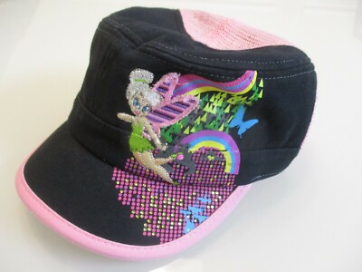 NEW Tinker Bell Peter Pan TINK Fairy Women's Girls Baseball Cap Newsboy ...